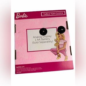 Mattel | Wall Decor | Nwt Barbie Table Top Clock | Poshmark